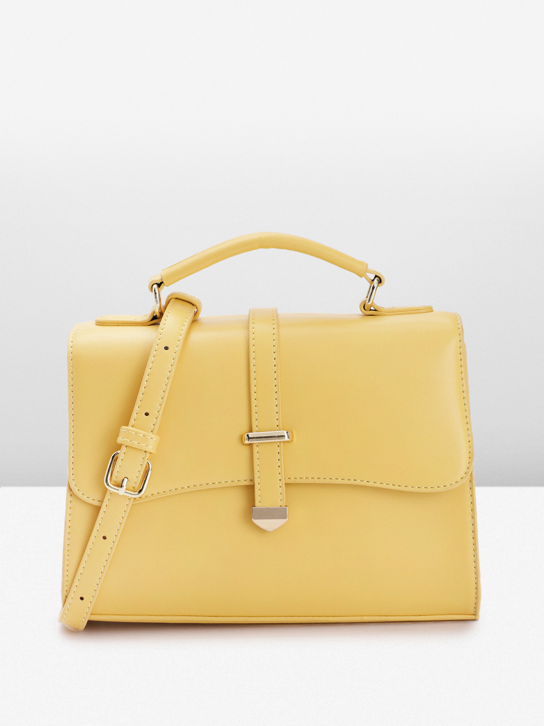 Buy Van Heusen Solid Structured Satchel - Handbags for Women 22687460 ...