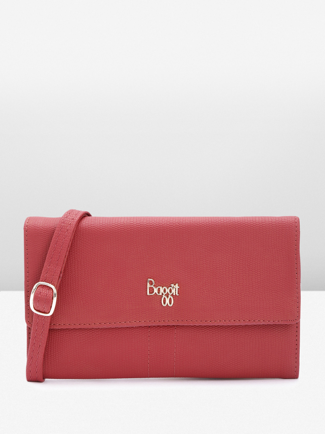 Buy Baggit Women Snake Skin Textured PU Envelope Wallet With Sling Strap - Wallets for Women ...