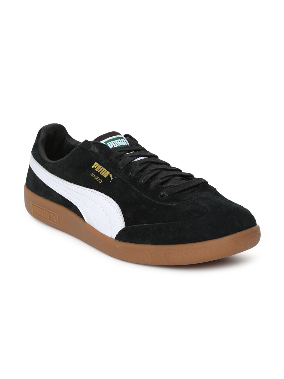 Buy Puma Unisex Black Madrid Suede Sneakers - Casual Shoes for Unisex ...
