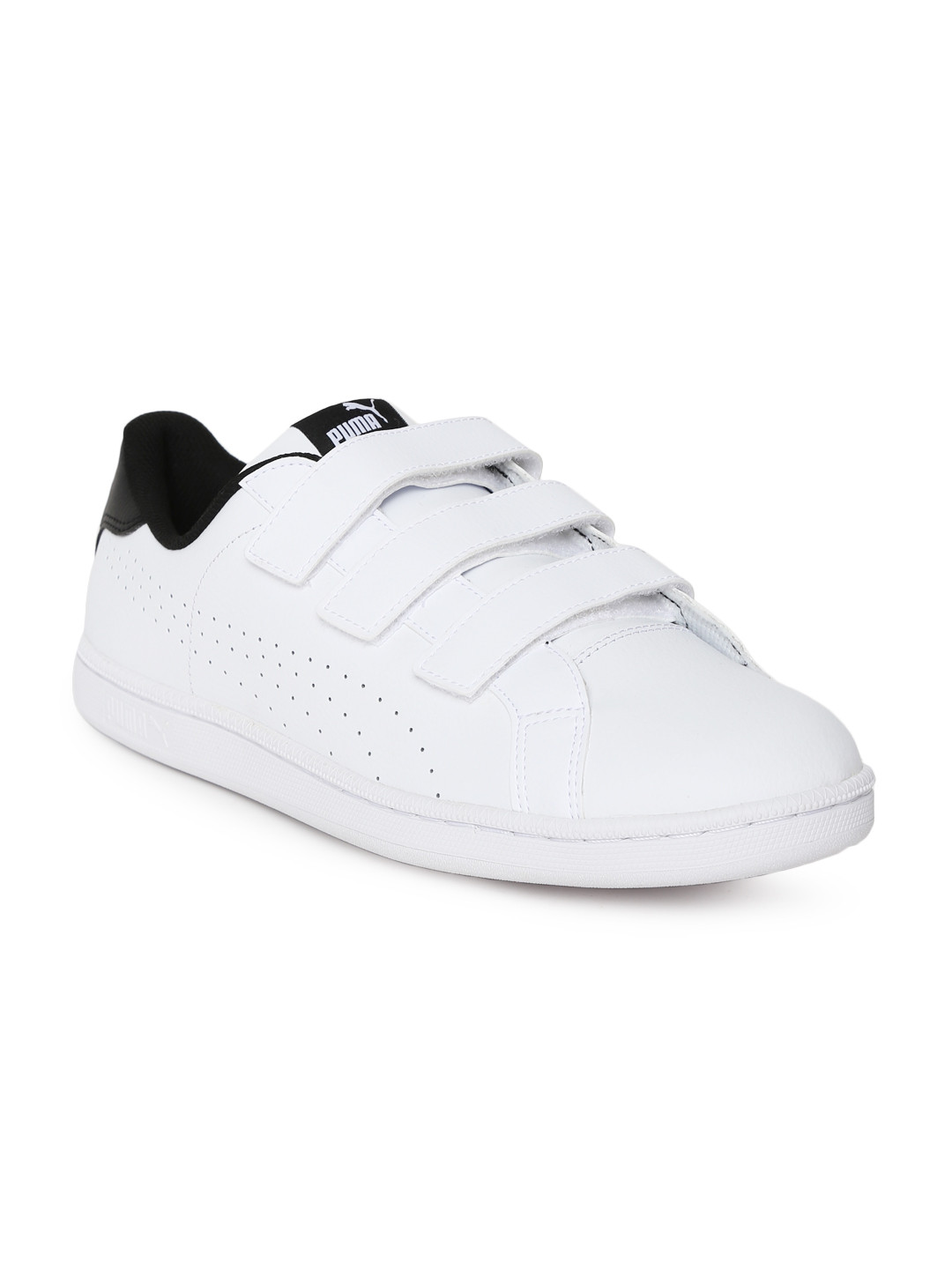 Buy Puma Men White Smash Velcro IDP Leather Sneakers - Casual Shoes for ...