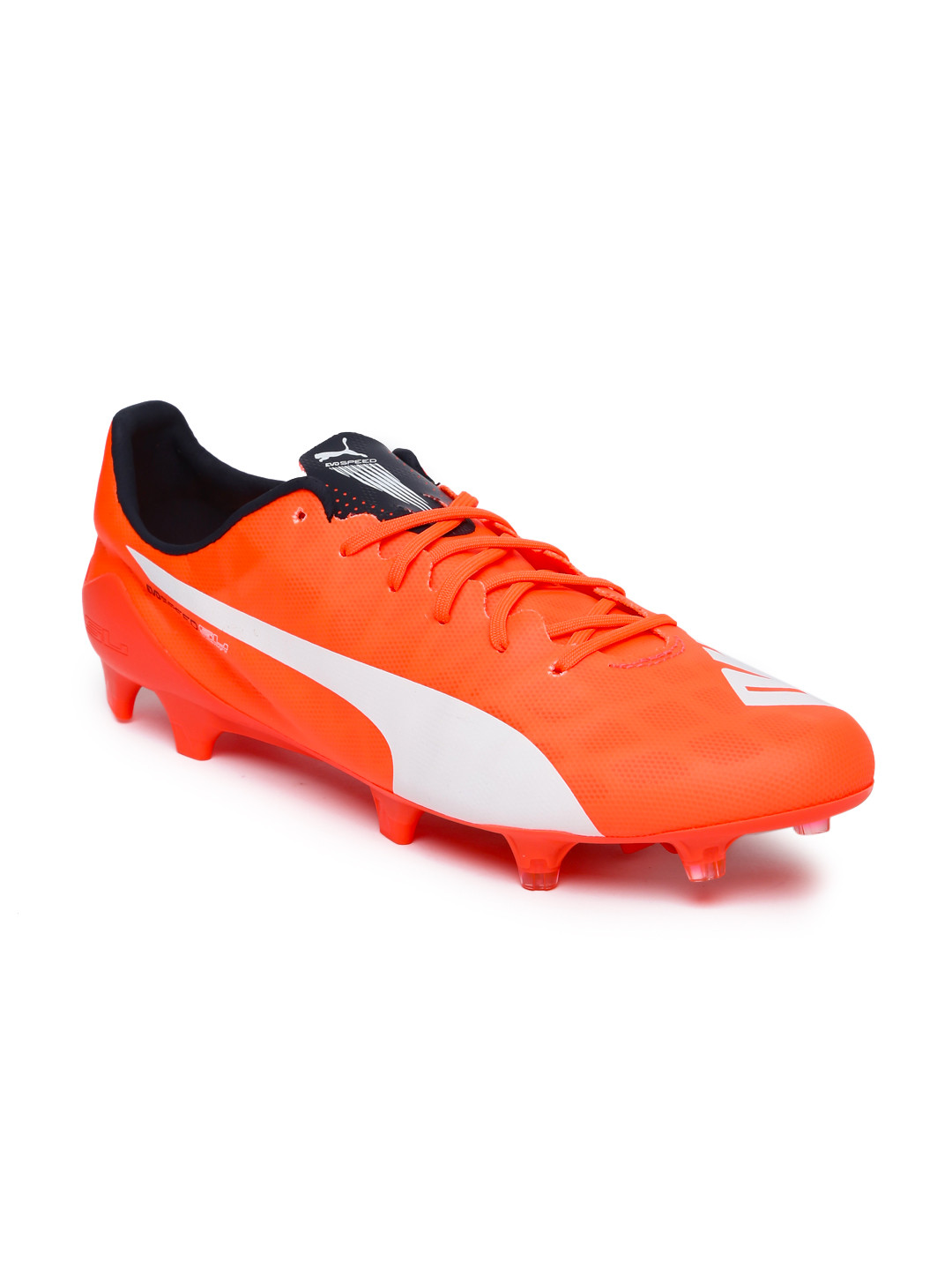 Buy Puma Men Orange EvoSPEED Football Shoes - Sports Shoes for Men ...