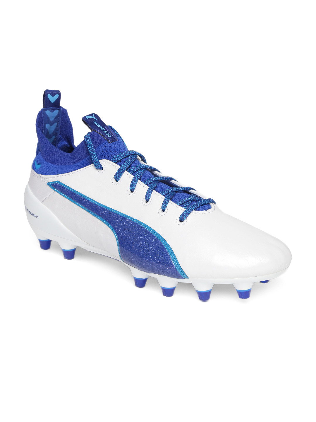 Buy Puma Men White EvoTOUCH Football Shoes - Sports Shoes for Men ...