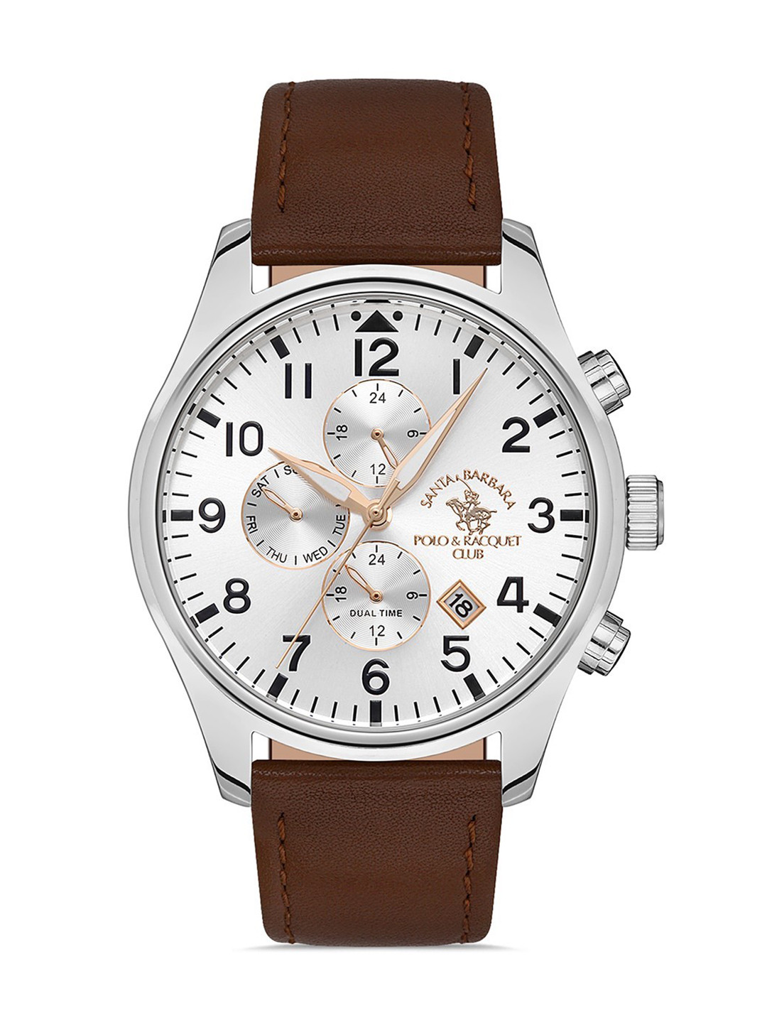 Buy SANTA BARBARA POLO & RACQUET CLUB Men Leather Bracelet Style ...