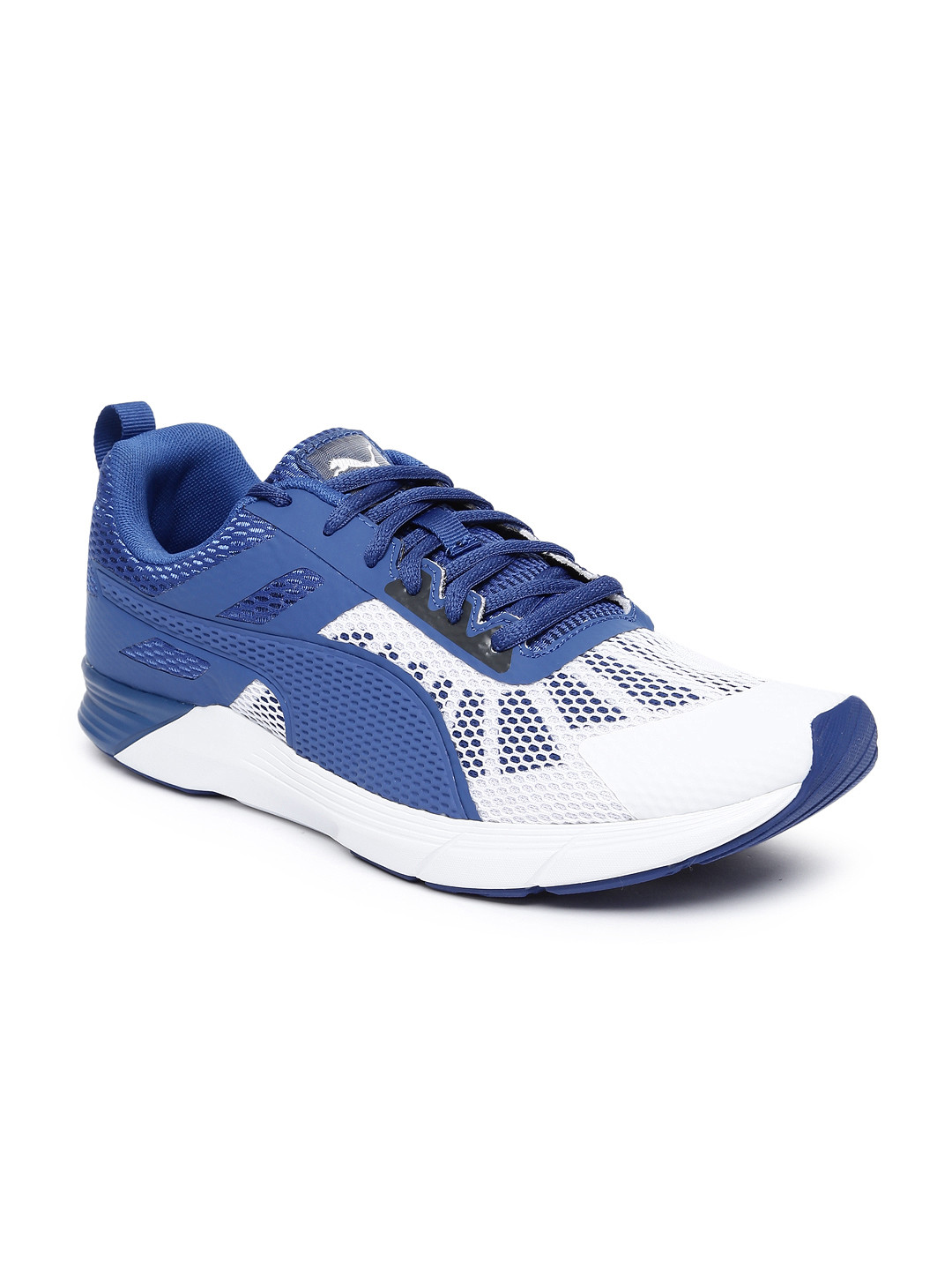 Buy Puma Men White & Blue Propel Running Shoes - Sports Shoes for Men ...