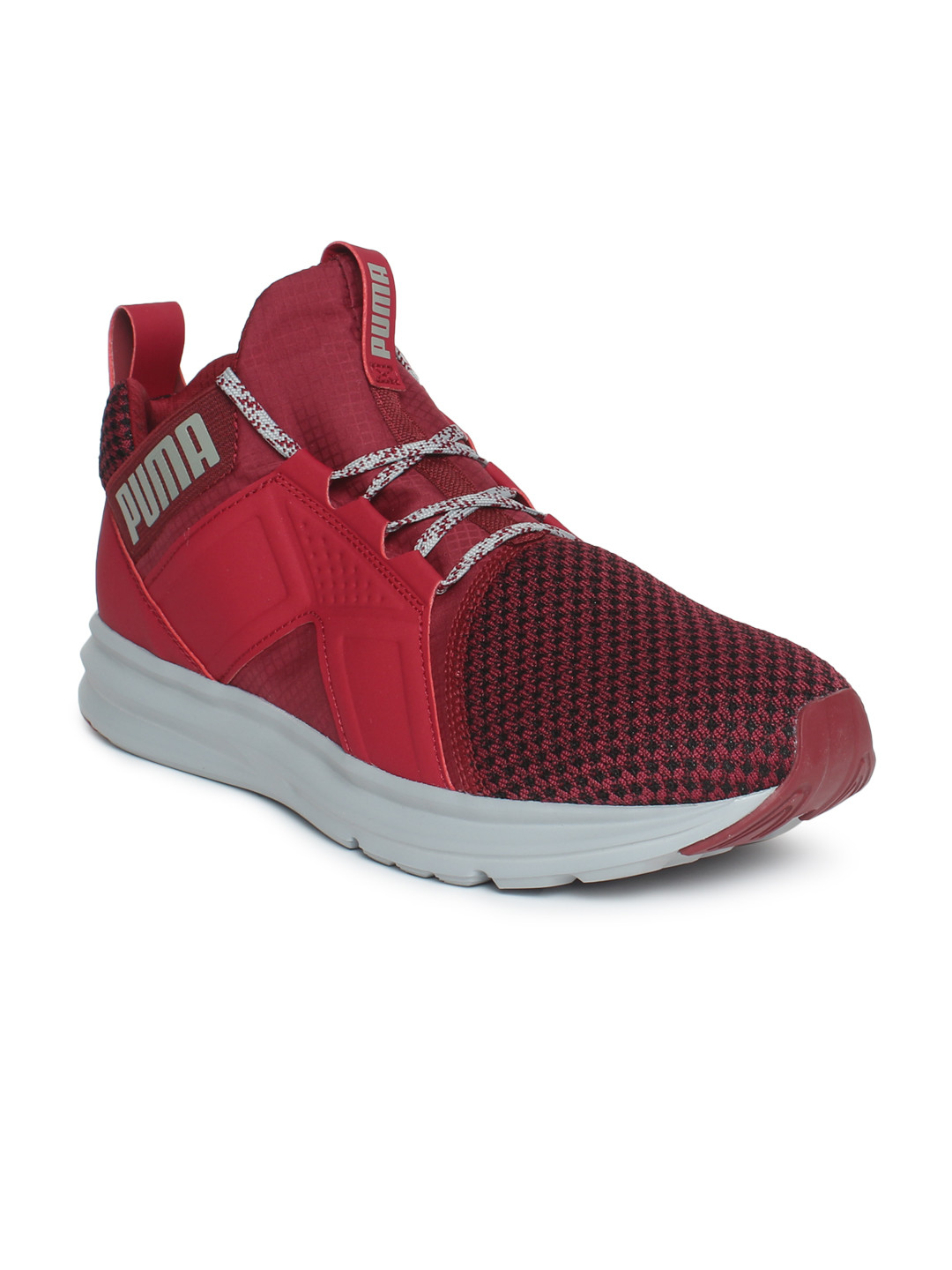 Buy Puma Men Red Mesh Mid Top Running Shoes - Sports Shoes for Men ...