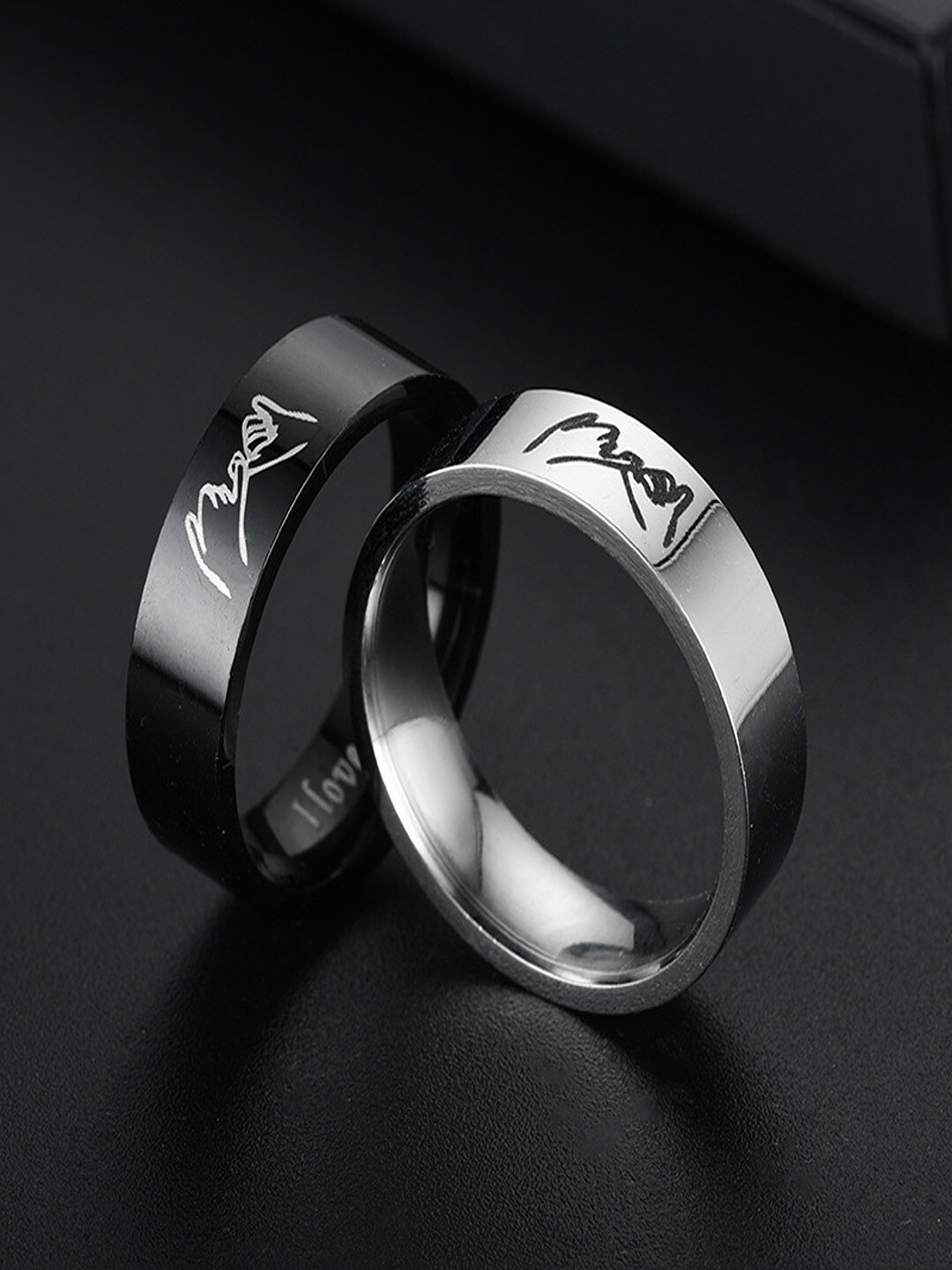 Buy UNIVERSITY TRENDZ Set Of 2 Promise His And Hers Finger Rings - Ring ... Buy UNIVERSITY TRENDZ Set Of 2 Promise His And Hers Finger Rings - Ring ...