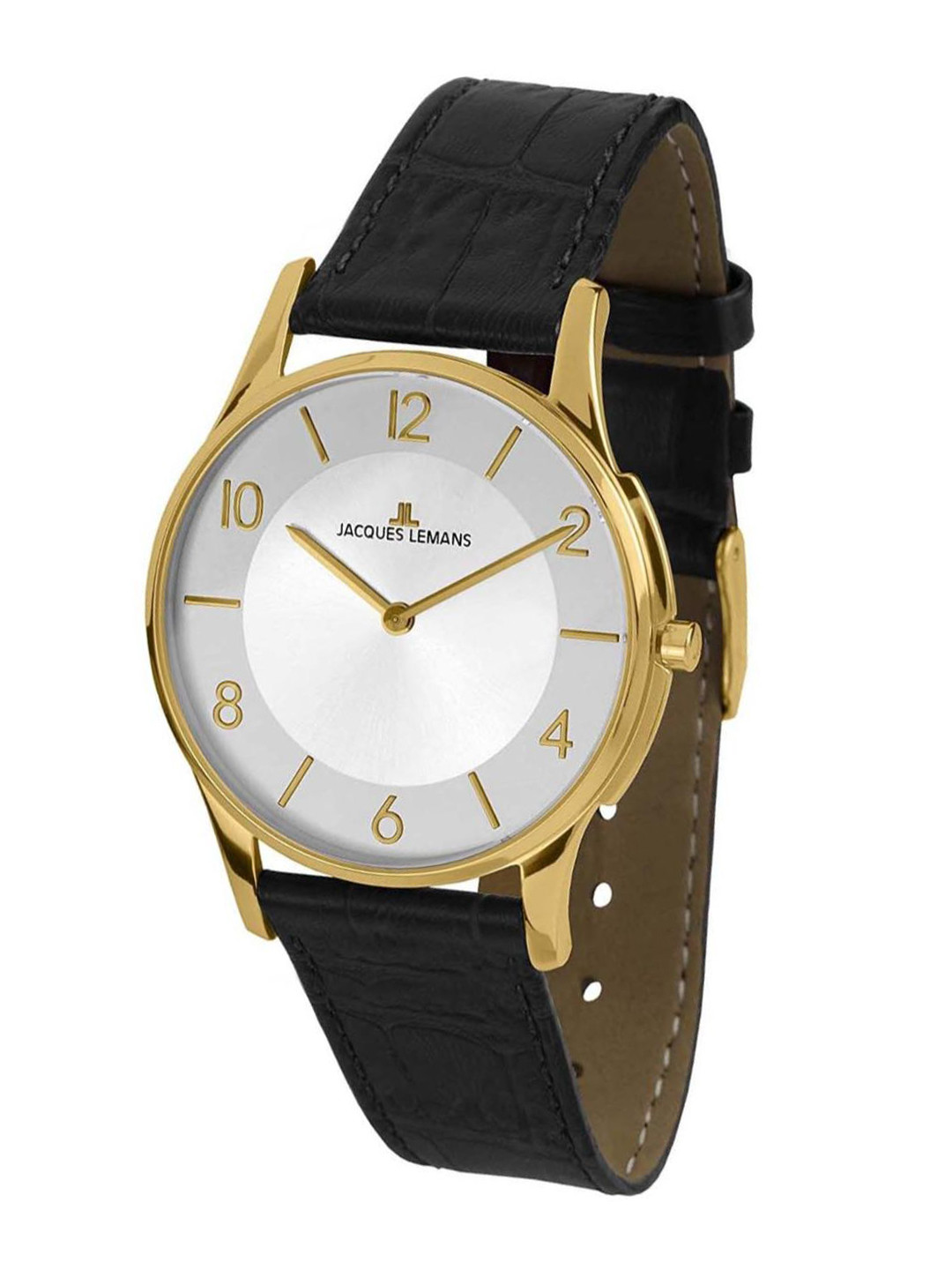 Buy Jacques Lemans Men Embellished Leather Wrap Around Straps Analogue ...