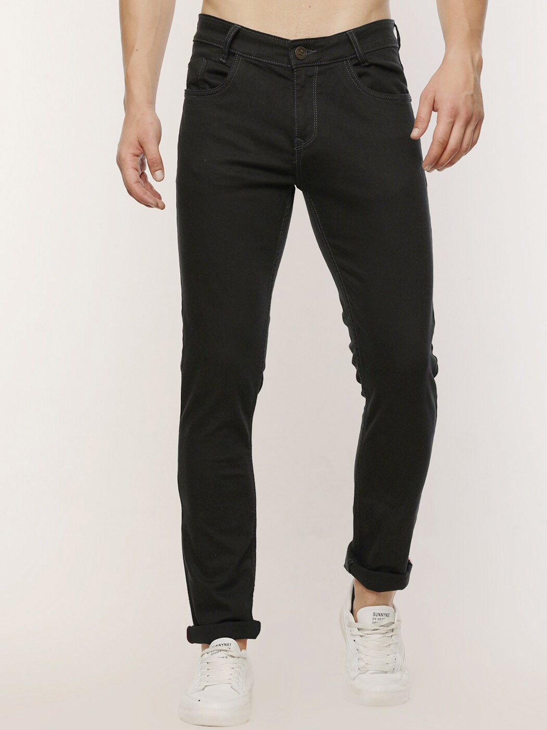 Buy Jean Cafe Men Mid Rise Slim Fit Jeans - Jeans for Men 22693608 | Myntra