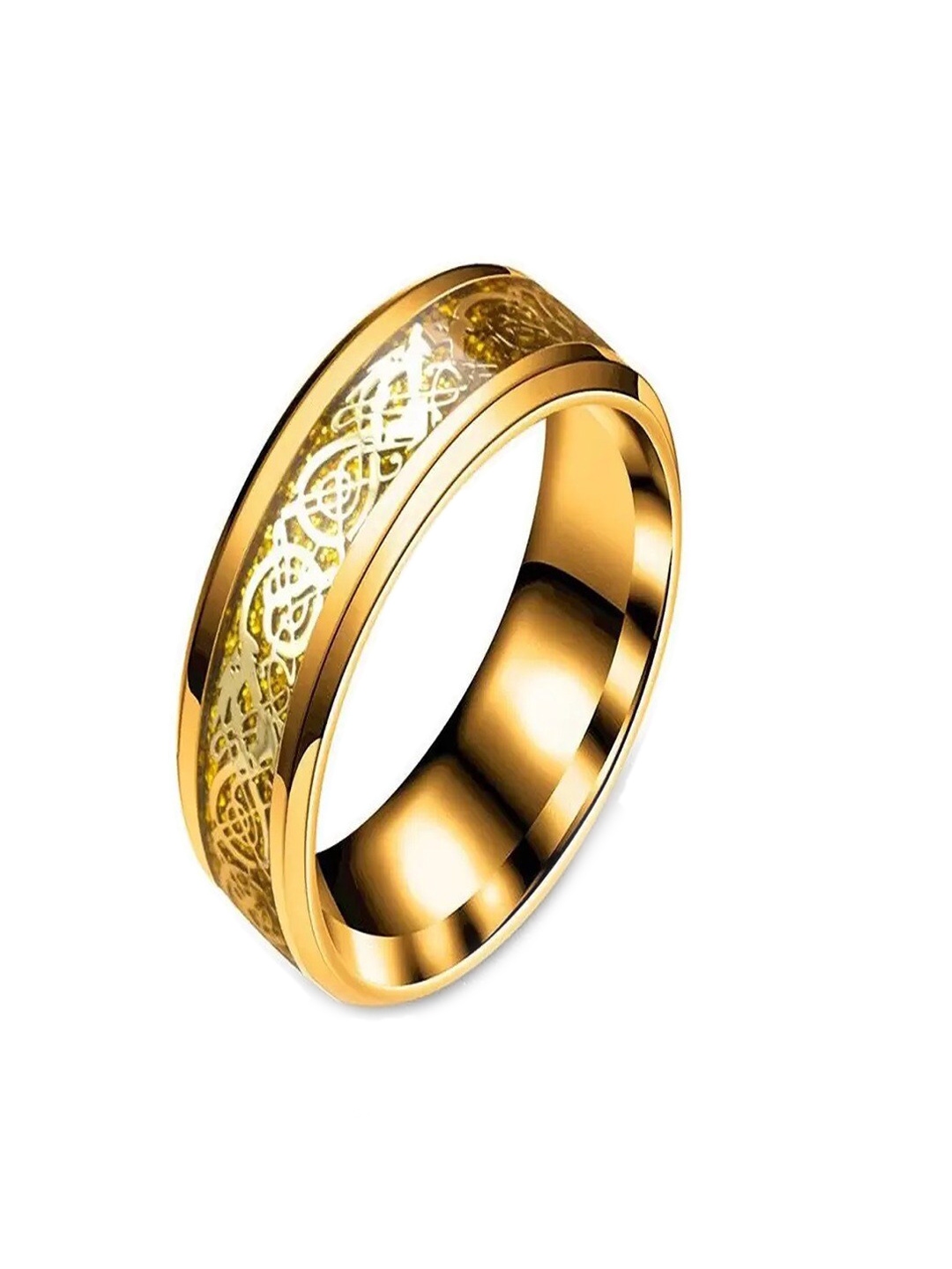 Buy UNIVERSITY TRENDZ Men Gold Plated Celtic Dragon Finger Ring - Ring ... Buy UNIVERSITY TRENDZ Men Gold Plated Celtic Dragon Finger Ring - Ring ...