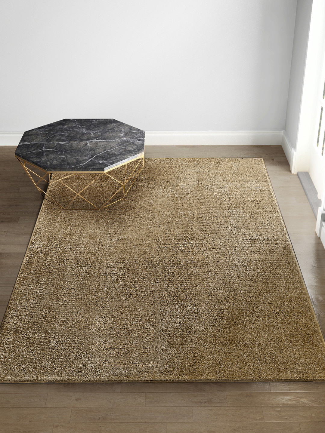 Buy SPACES Olive Brown Rectangle Carpet - Carpets for Unisex 2269445 ...