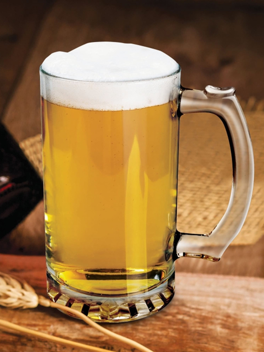 Buy Treo Thunder Cool Transparent 2 Pieces Glass Beer Mugs 447 Ml Each ...