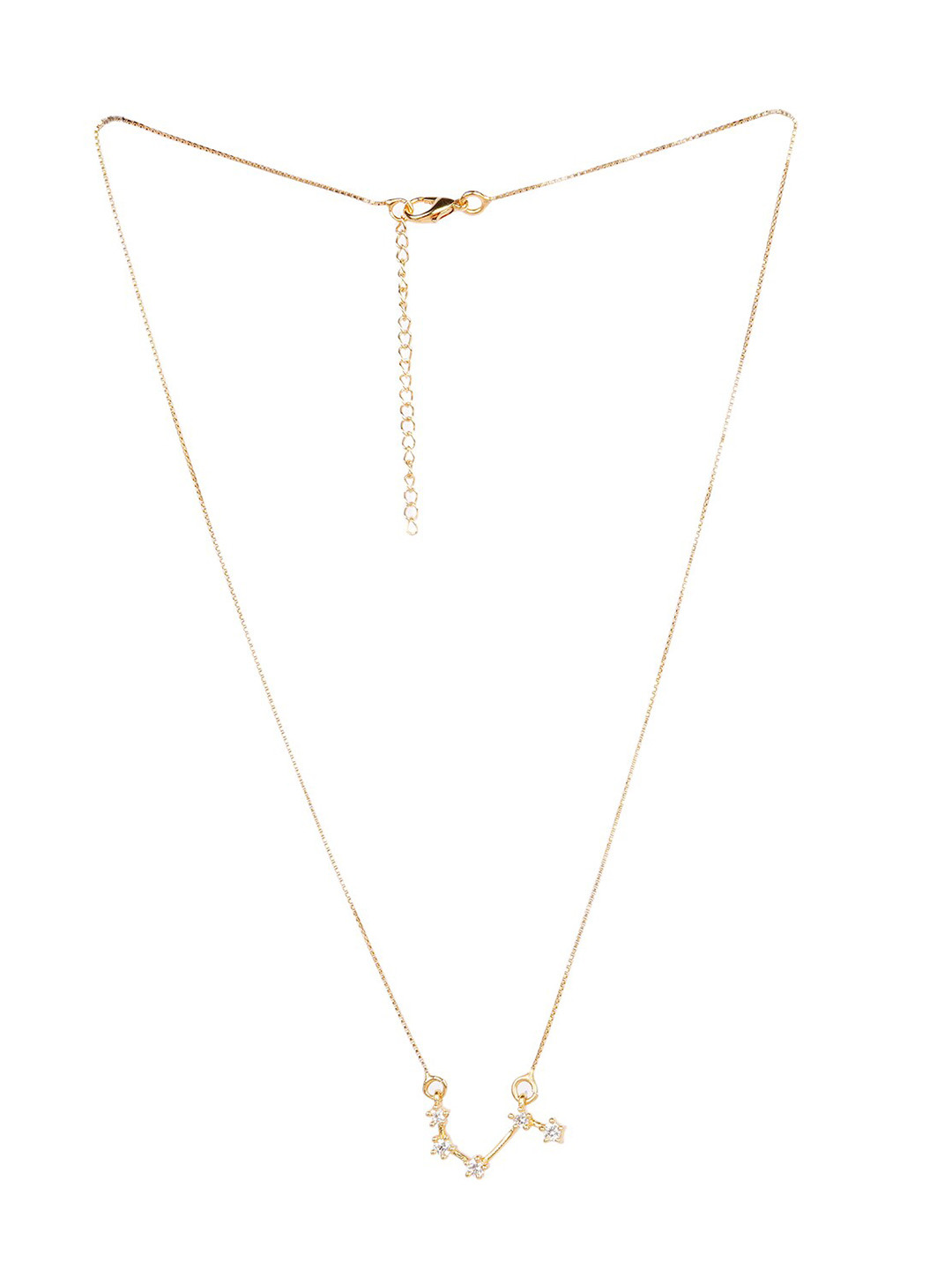 Buy XPNSV 18k Gold Plated Aries Constellation Chain - Necklace And ...