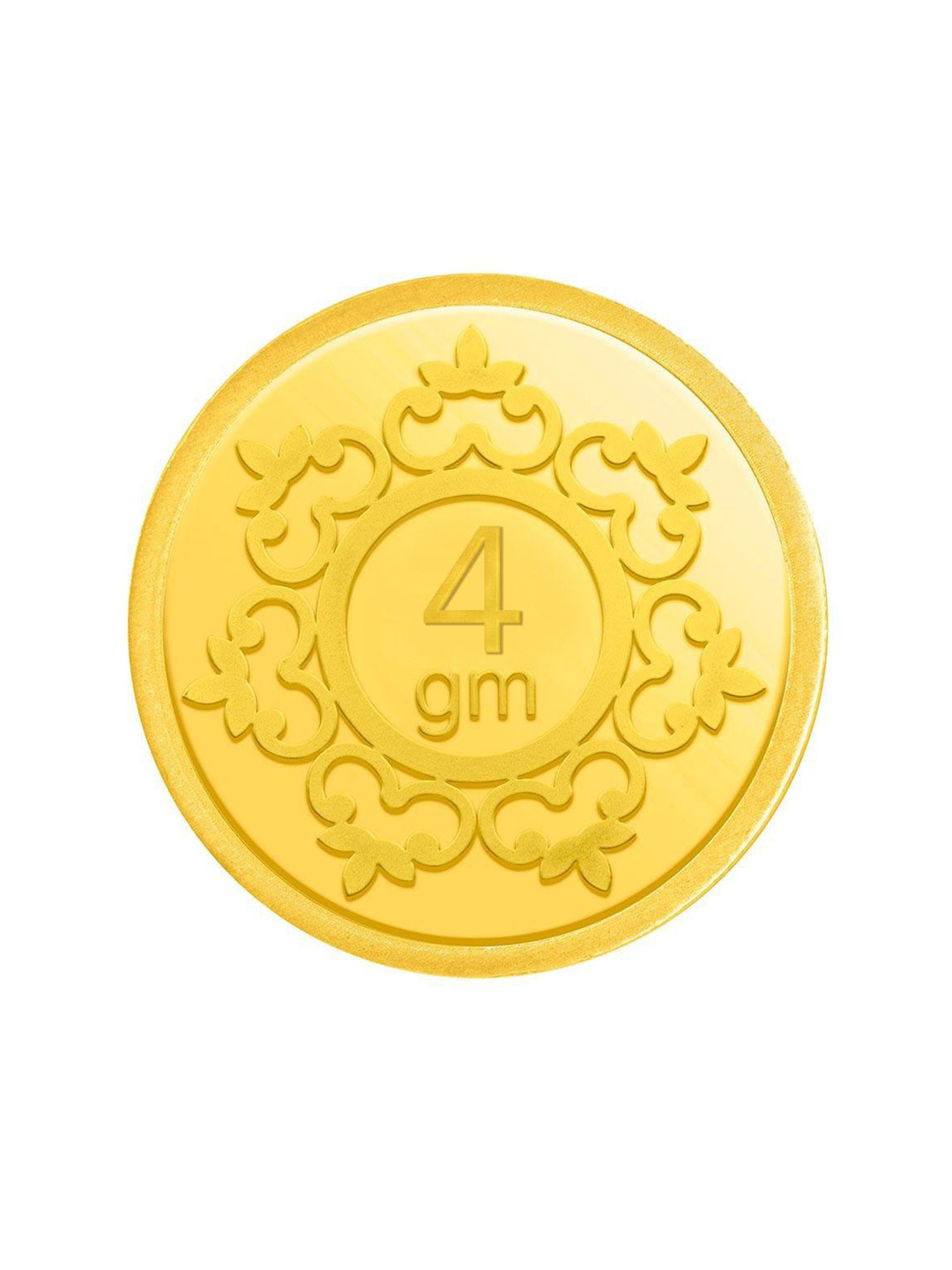 Buy CANDERE A KALYAN JEWELLERS COMPANY 24KT Gold Coin 4 Gram - Gold ...