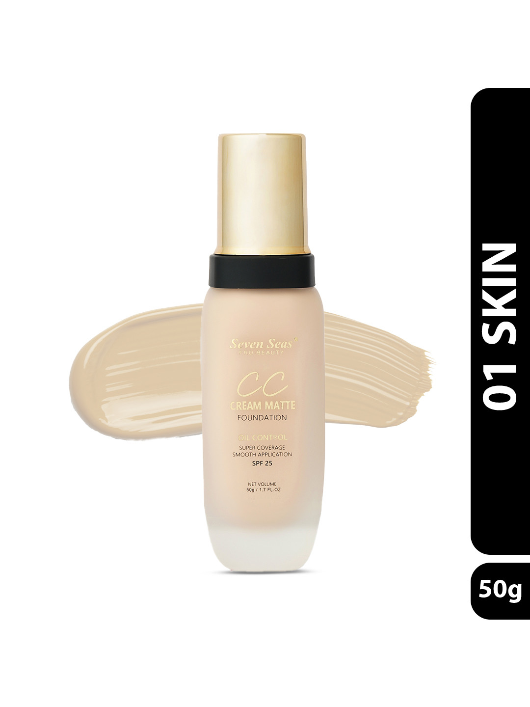 Buy Seven Seas Primer CC Oil Control Matte Foundation Cream With SPF 25 ...