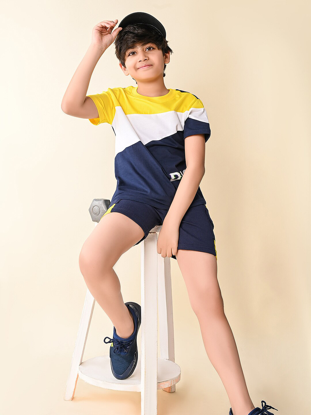 Buy LilPicks Boys Colourblocked T Shirt With Shorts - Clothing Set for ...