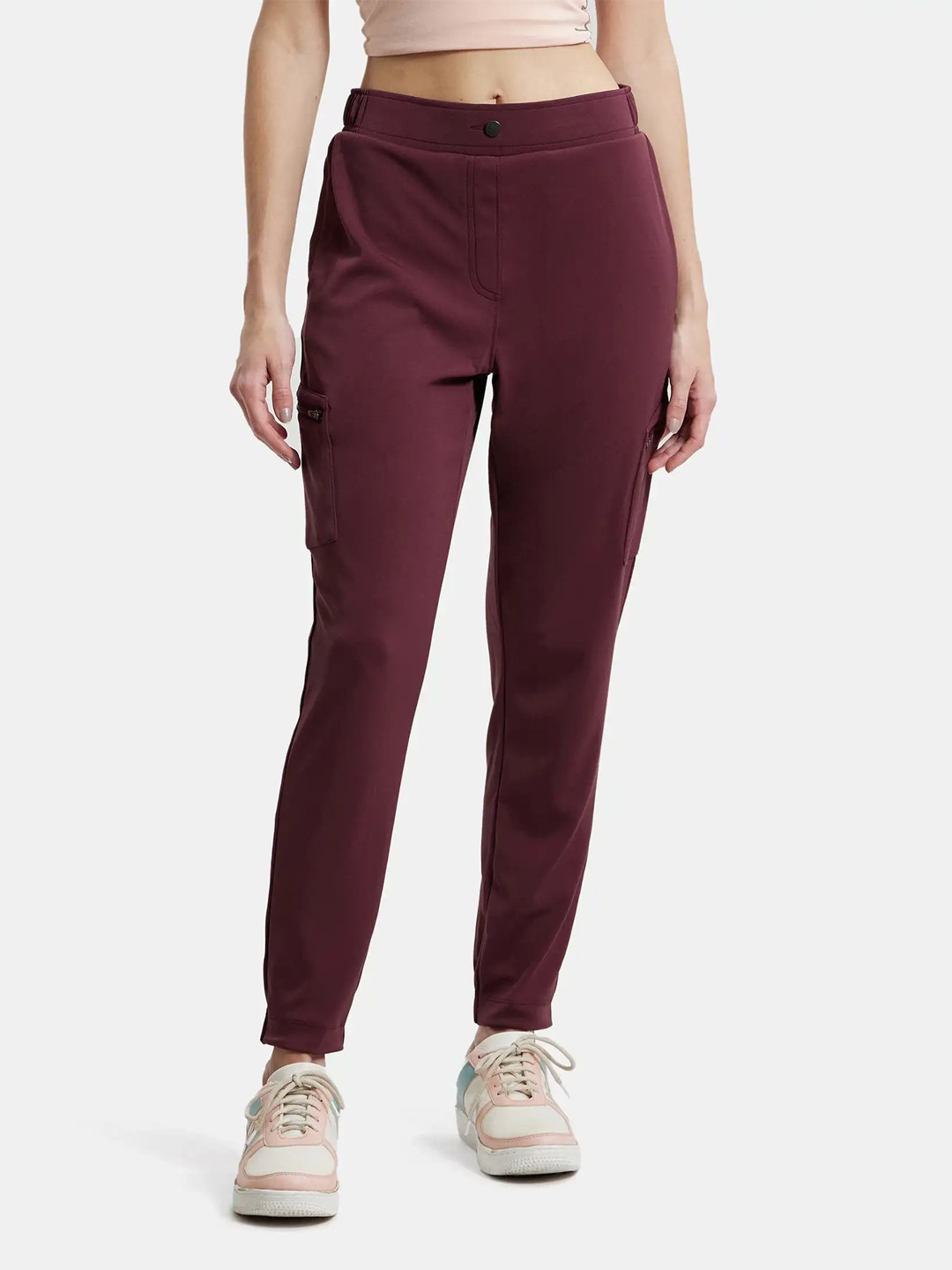 Buy Jockey Microfiber Fabric Regular Fit Solid Travel Pant IW26 - Leggings for Women 22711930 ...