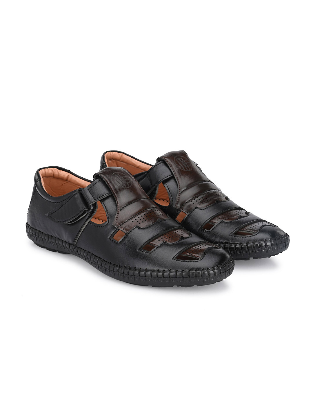 Buy FOXYFOOT Men Perforated Shoe Style Sandals - Sandals for Men ...
