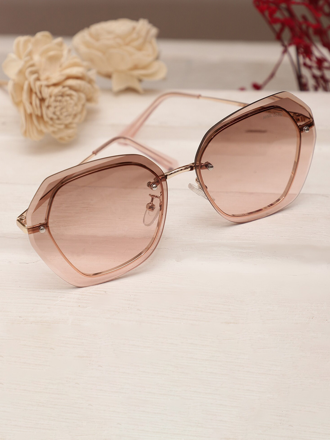 Buy MARC LOUIS Square Sunglasses With UV Protected Lens ML B80 263 ...