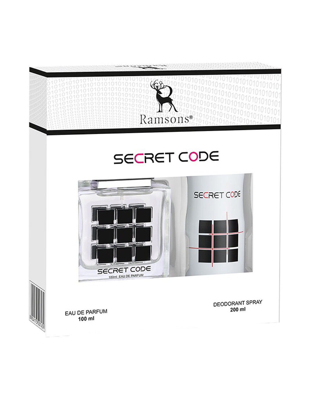 Buy Ramsons Set Of 2 Secret Code EDP + Body Spray Gift Pack 100ml ...