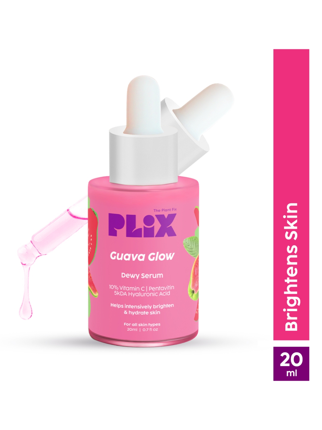 Buy PLIX THE PLANT FIX 10% Vit C Guava Face Serum For Skin Brightening ...