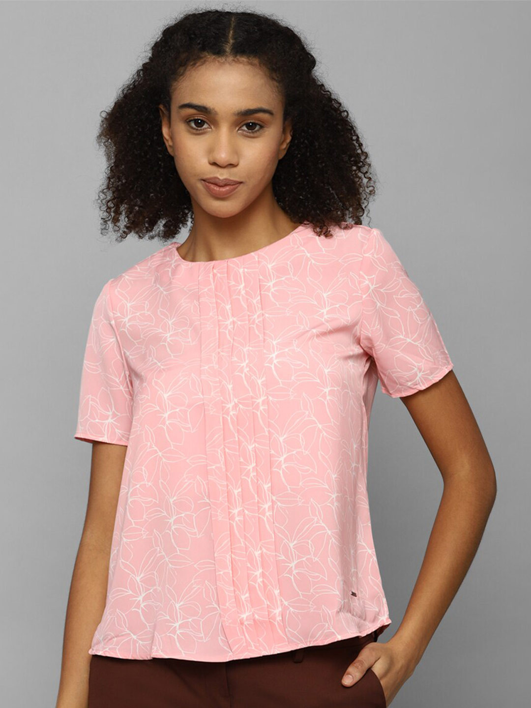 Buy Allen Solly Woman Floral Printed Top - Tops for Women 22735770 | Myntra