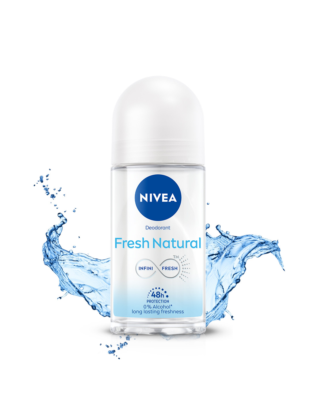 Buy Nivea Women Fresh Natural Anti Perspirant Roll On Deodorant With 48h Protection 50ml - Roll ...