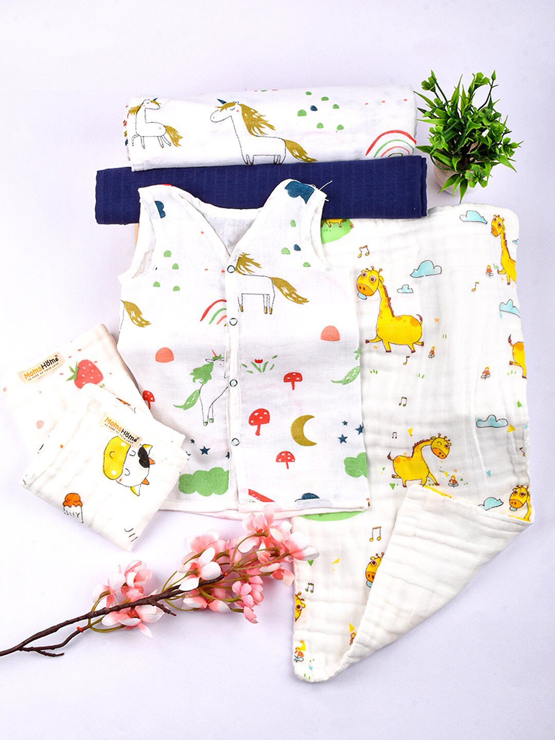 Buy Moms Home Kids Set Of 6 Baby Care Products - Diapers for Unisex ...