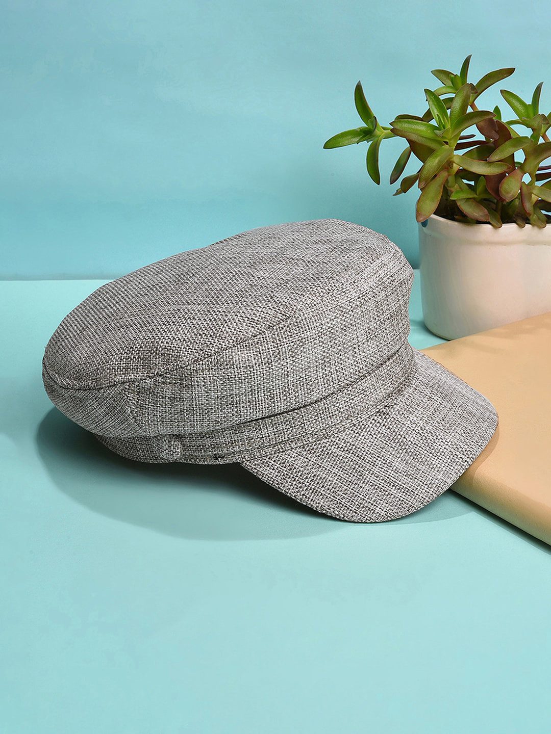Buy French Accent Men Woven Bakerboy Visor Hat - Hat for Men 22744022 ...