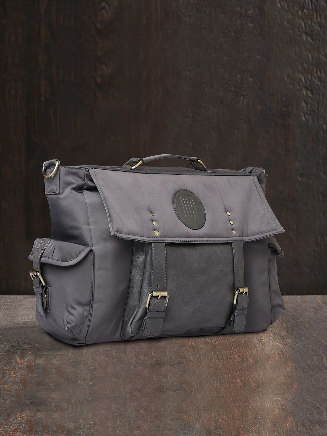 Buy Mona B Polyester Messenger Bag With Detachable Sling Strap ...