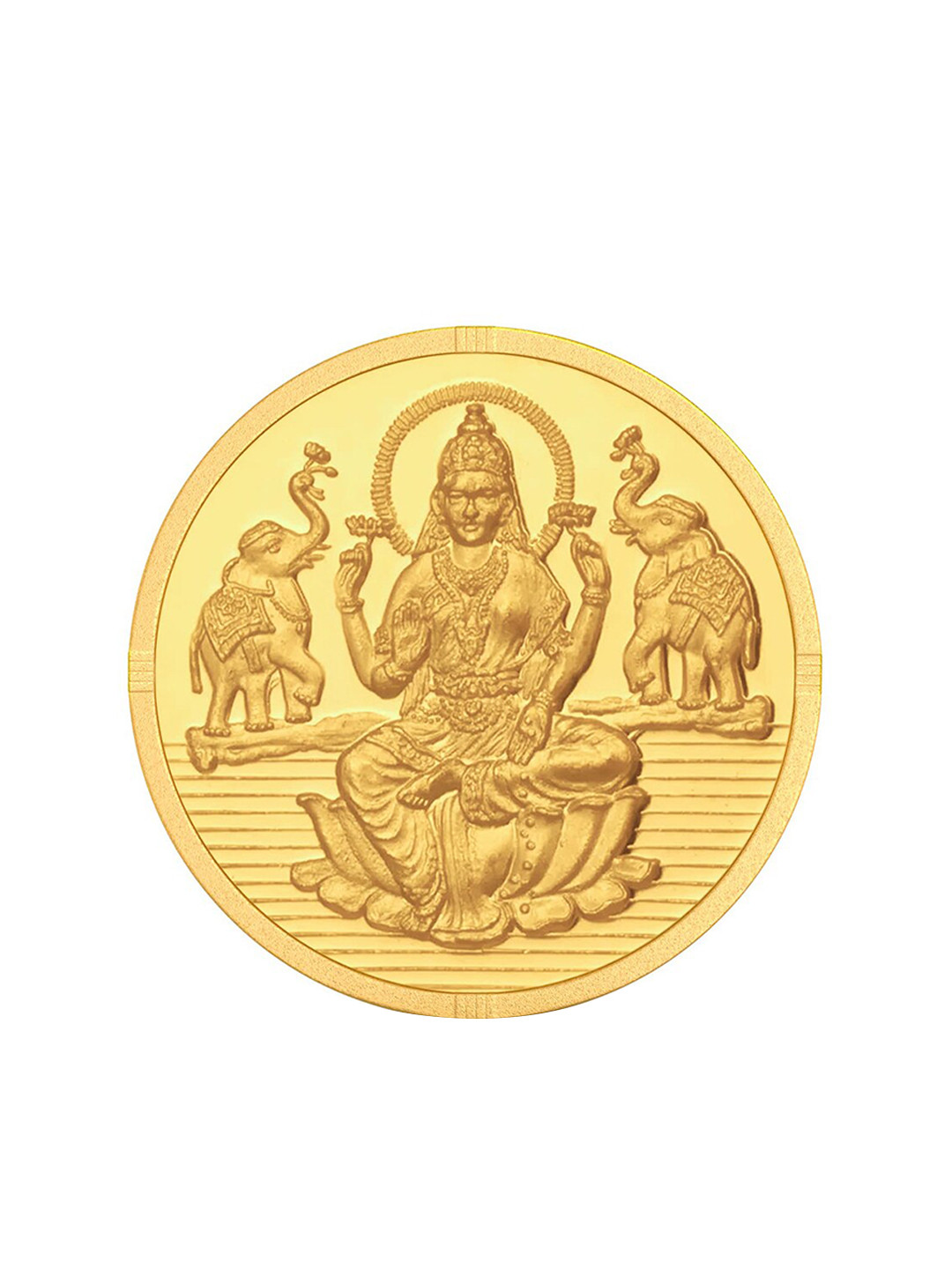 Buy MELORRA 24KT Gold Lakshmi Coin 1 G - Gold Coin for Unisex 22751296 ...