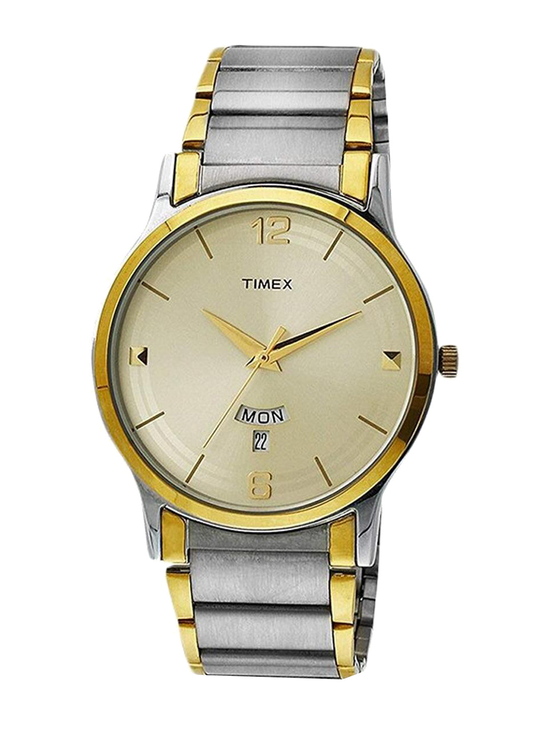 Buy Timex Men Brass Embellished Dial & Straps Analogue Watch TW000R426 ...