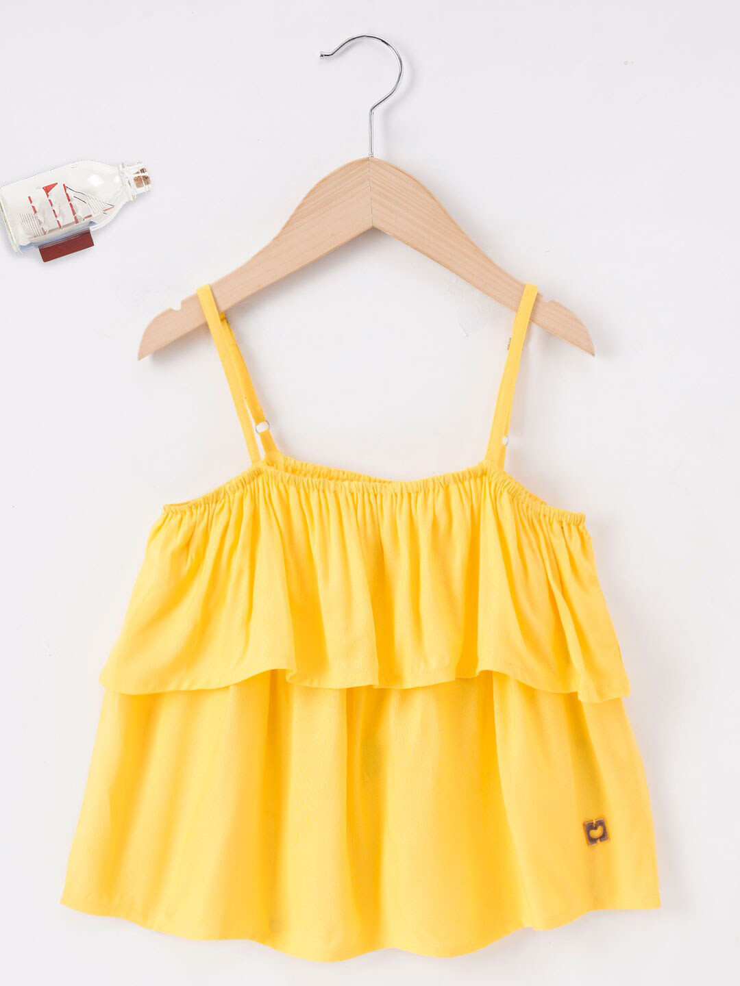 Buy Ed A Mamma Girls Shoulder Straps Layered A Line Top - Tops for ...
