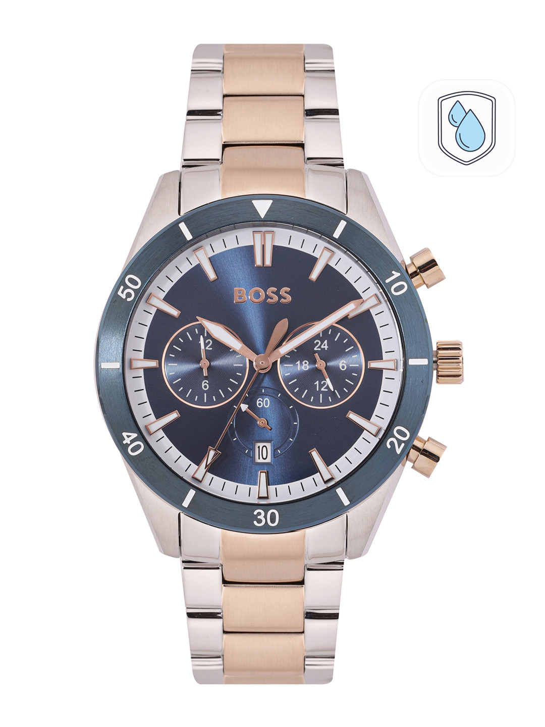 Buy Hugo Boss Men Santiago Analogue Multi Function Watch 1513937 ...