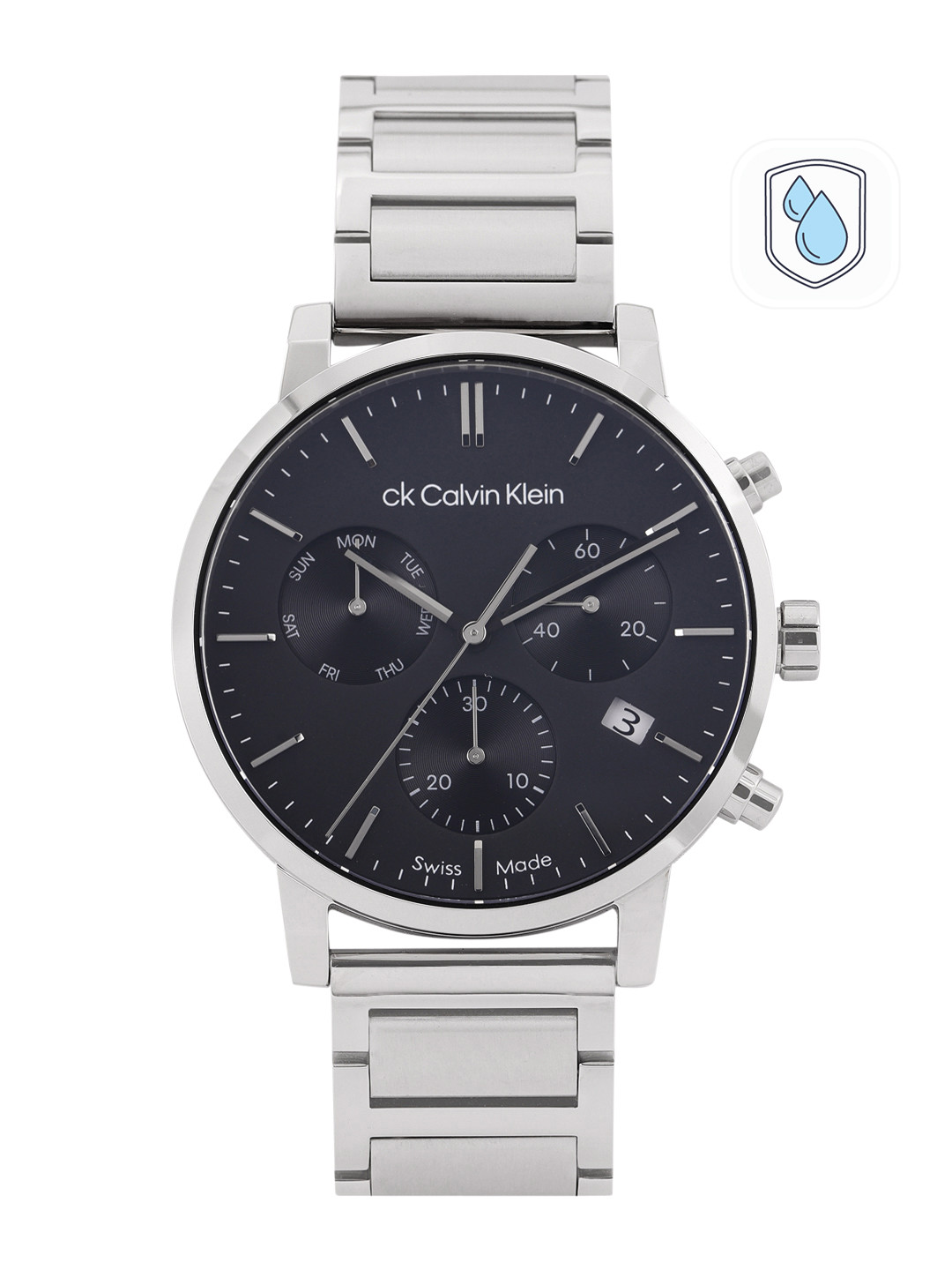Buy Calvin Klein Men Swiss Gauge Bracelet Style Analogue Swiss ...