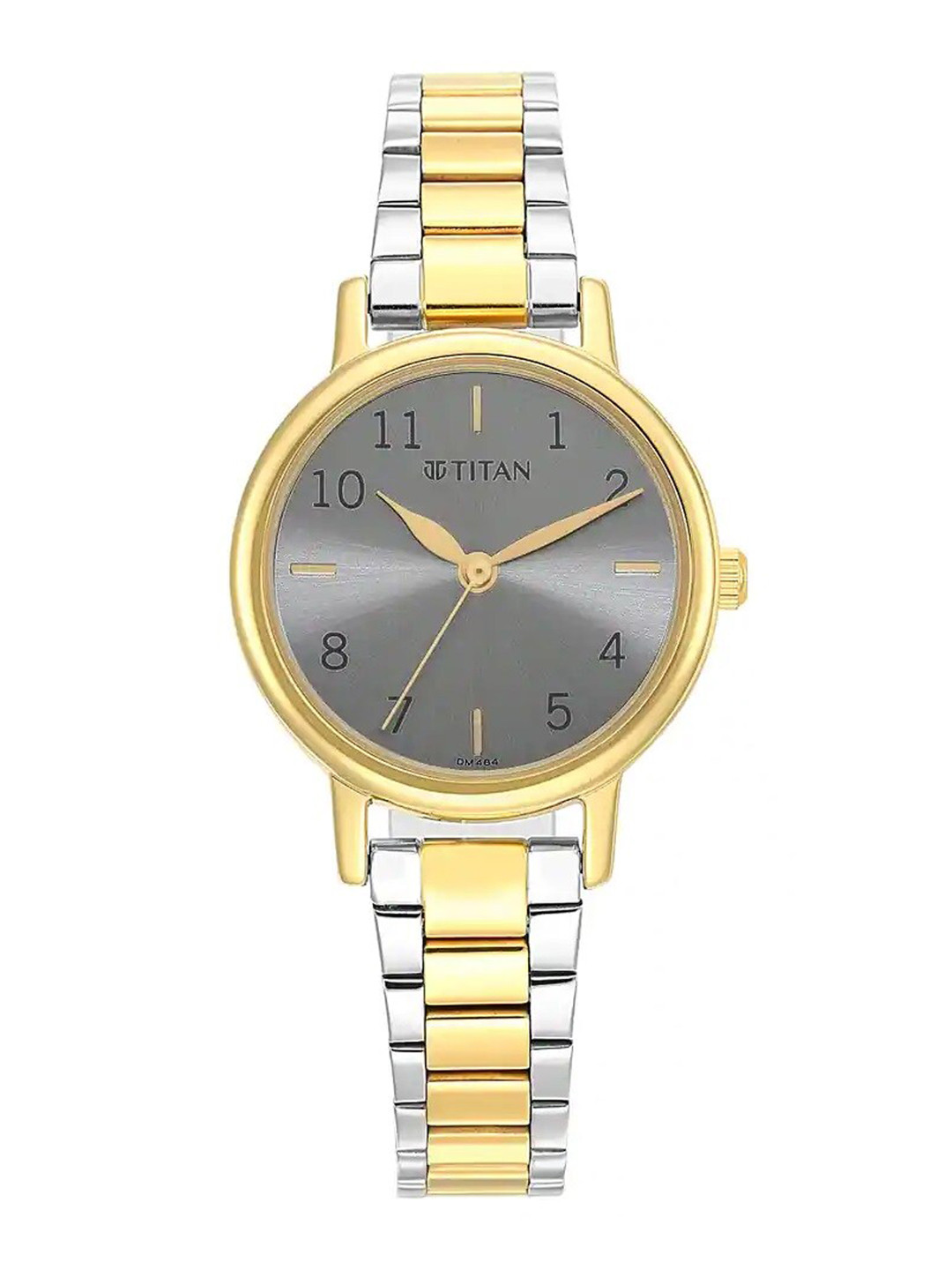 Buy Titan Women Textured Dial & Bracelet Style Stainless Steel Straps ...