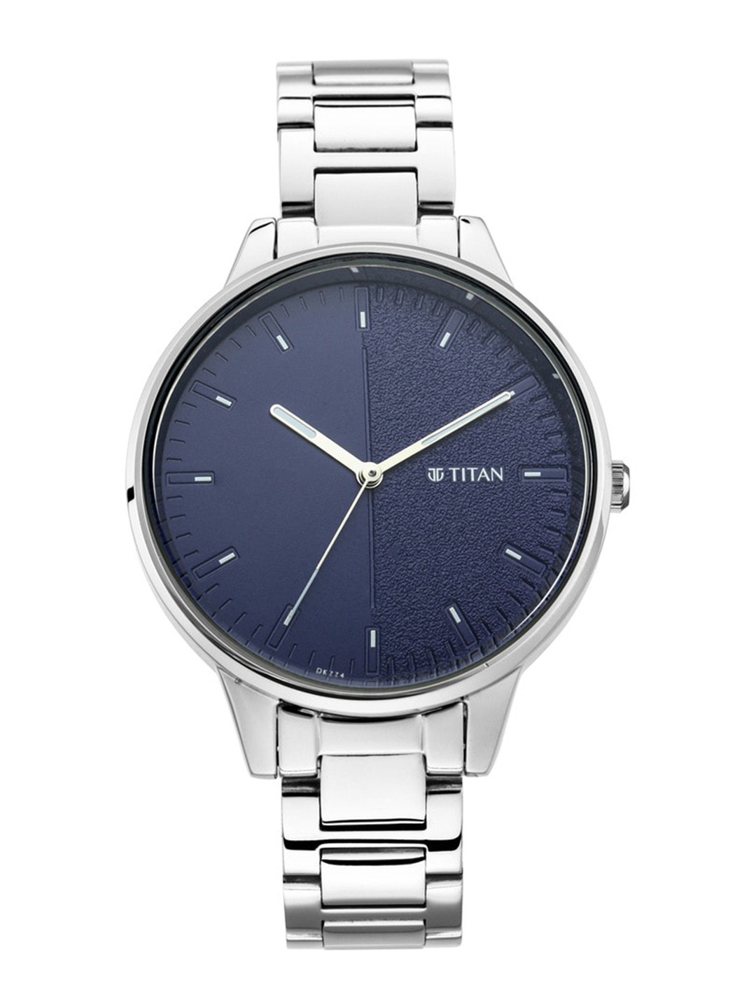 Buy Titan Women Textured Dial & Bracelet Style Stainless Steel Analogue ...
