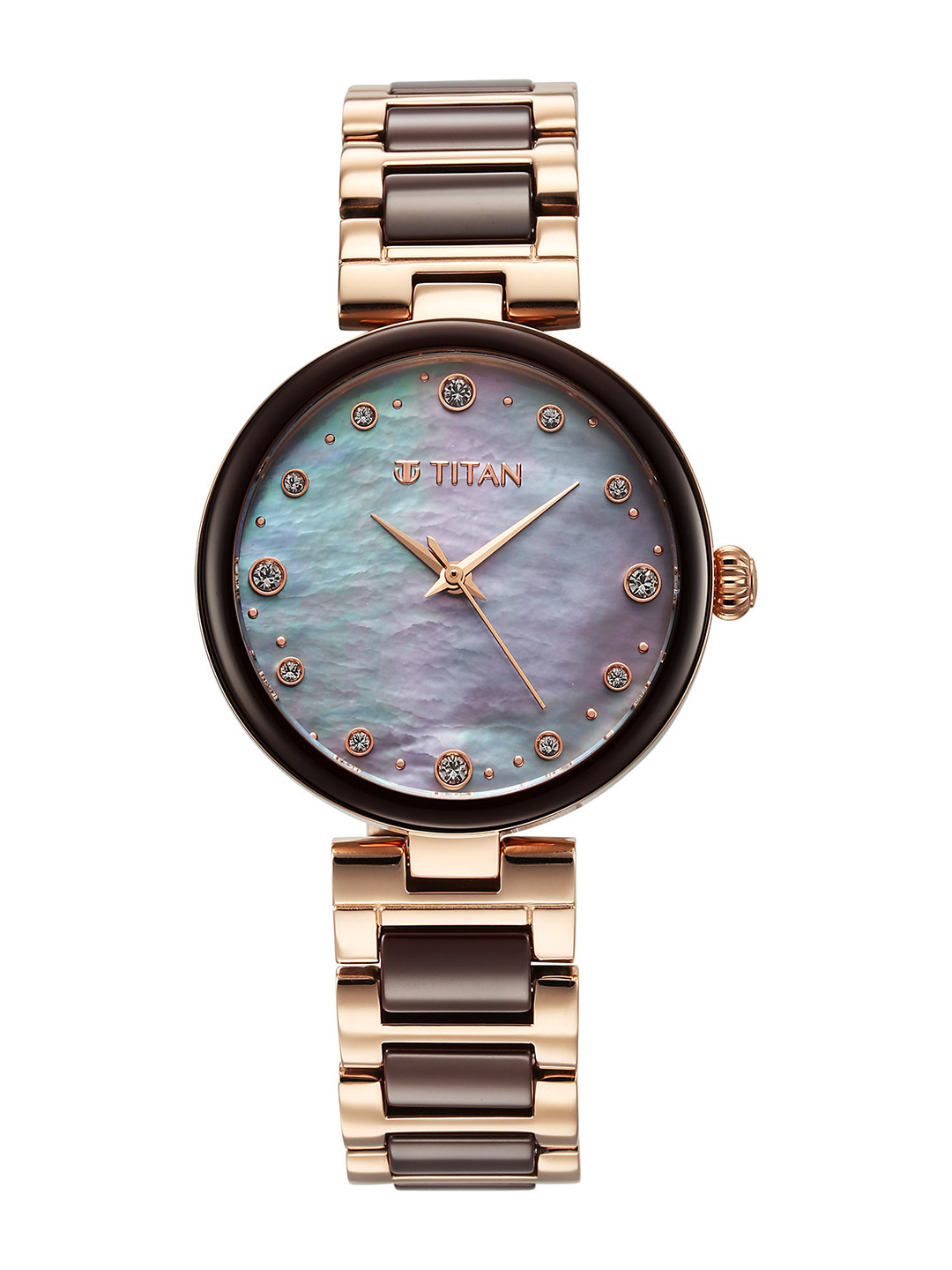 Buy Titan Women Dial & Stainless Steel Bracelet Style Straps Analogue ...