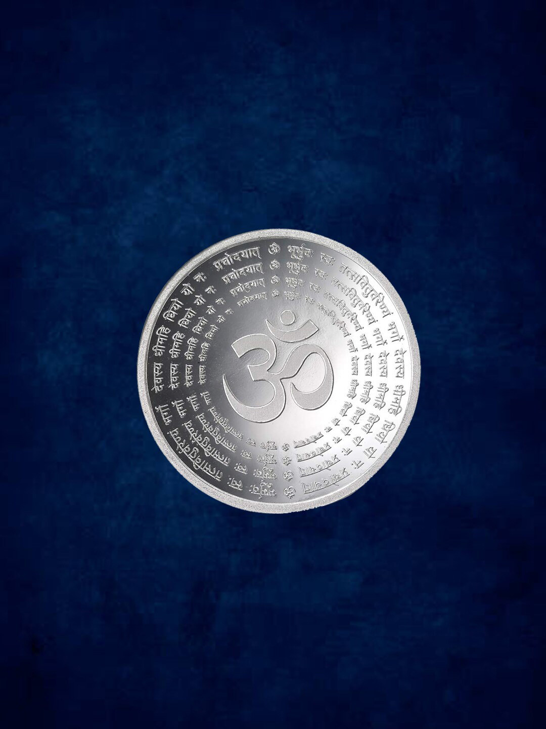 Buy Taraash Eternal Sunrise With Gayatri Mantra Silver Coin 10 Gram ...