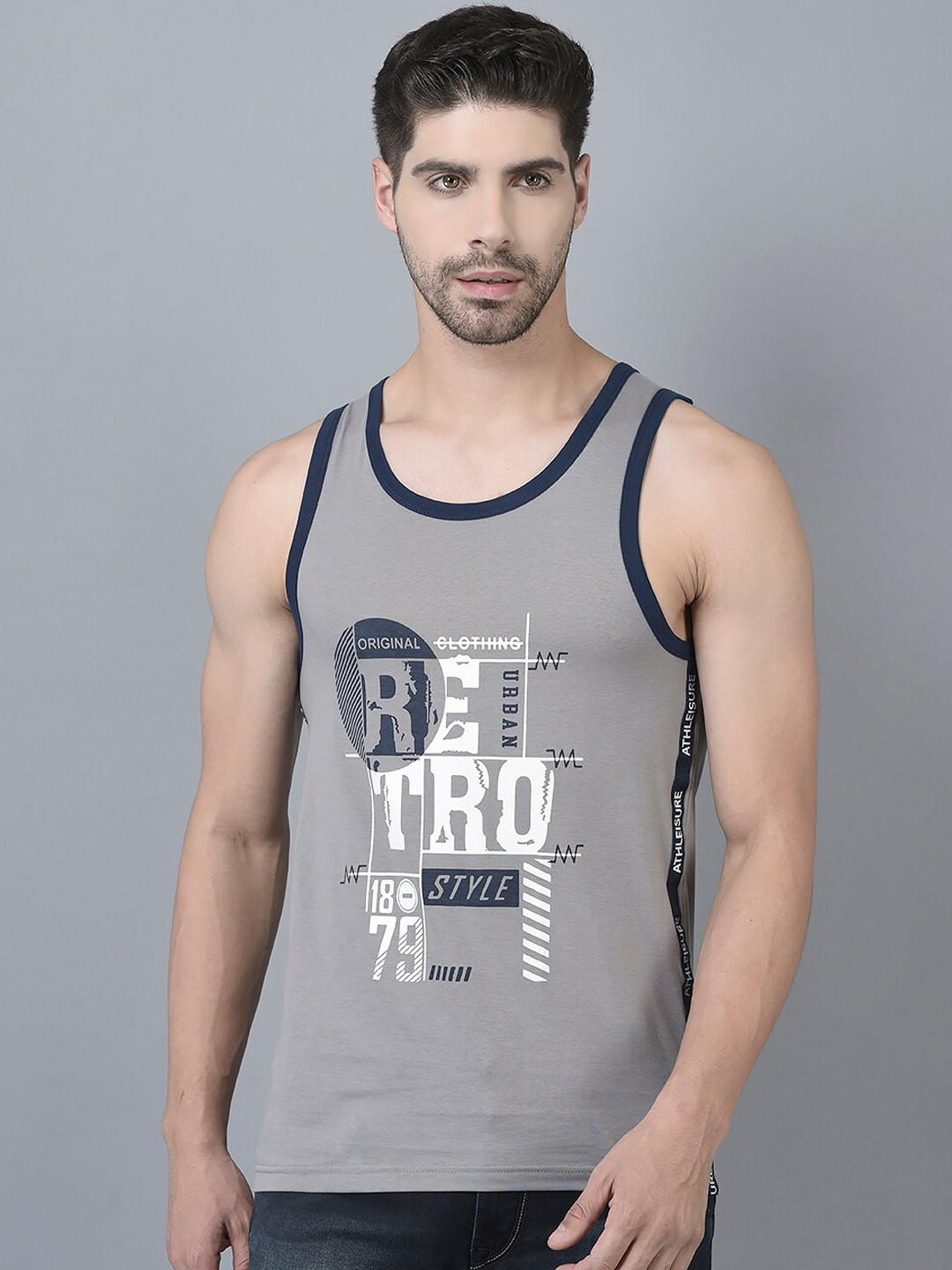 Buy Dollar Printed Cotton Tank Innerwear Vest - Innerwear Vests for Men ...
