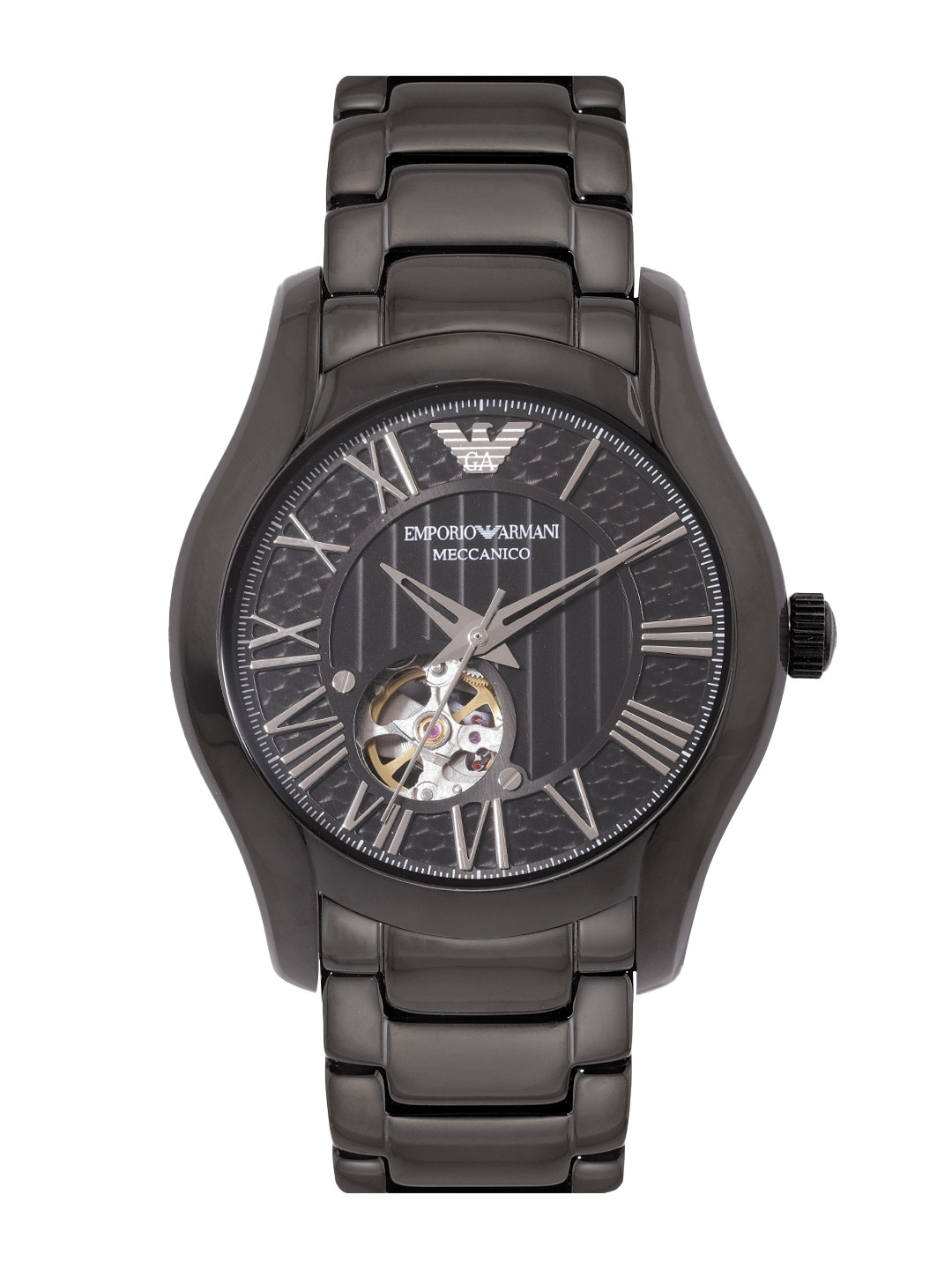 Buy Emporio Armani Men Analogue Automatic Motion Powered Bracelet Style ...