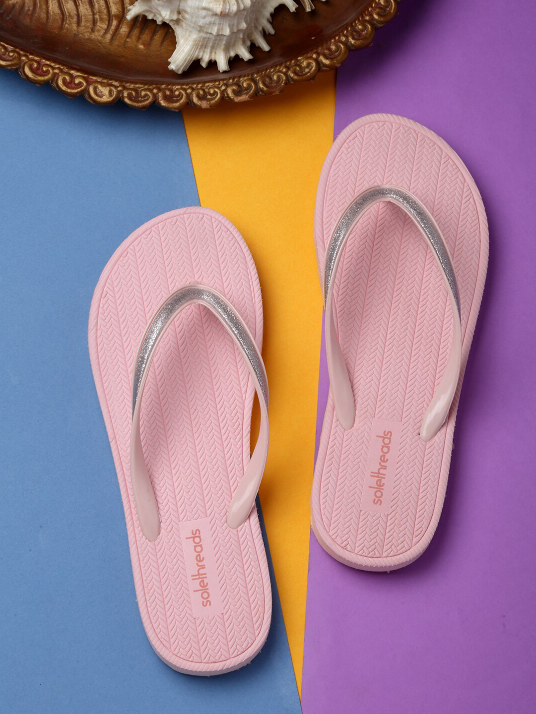 Buy SOLETHREADS REBEL Texture Skid Resistant Flip Flop - Flip Flops for ...