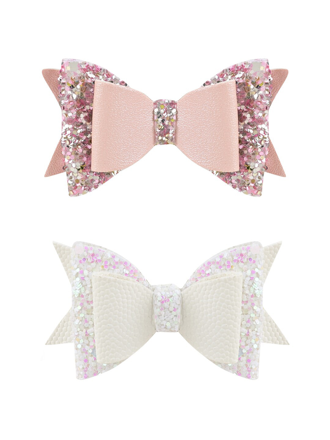 Buy Aye Candy Girls Set Of 2 Glitter Bow Alligator Hair Clips - Hair ...