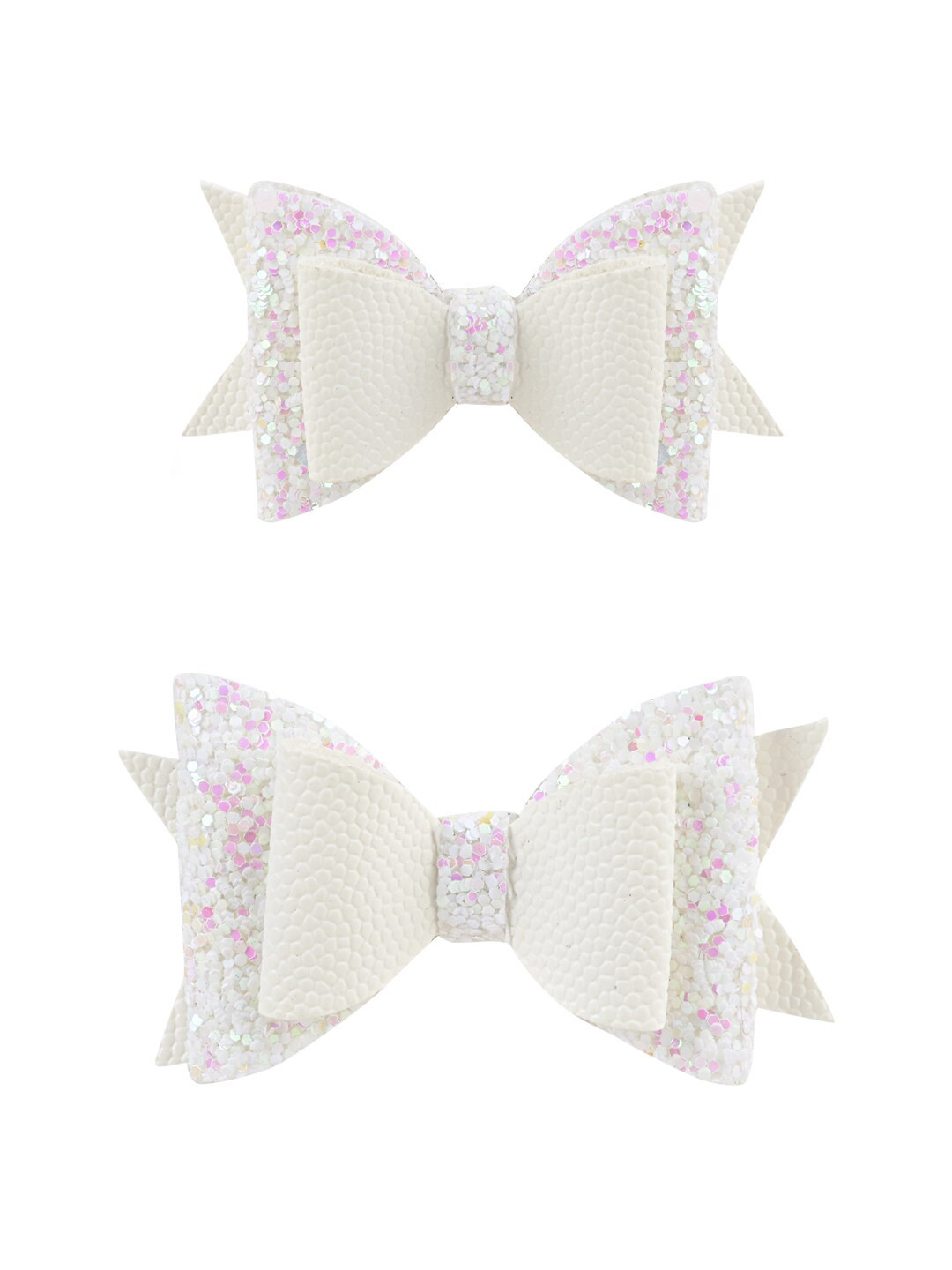 Buy Aye Candy Girls Set Of 2 Glitter Bows Alligator Hair Clip - Hair ...