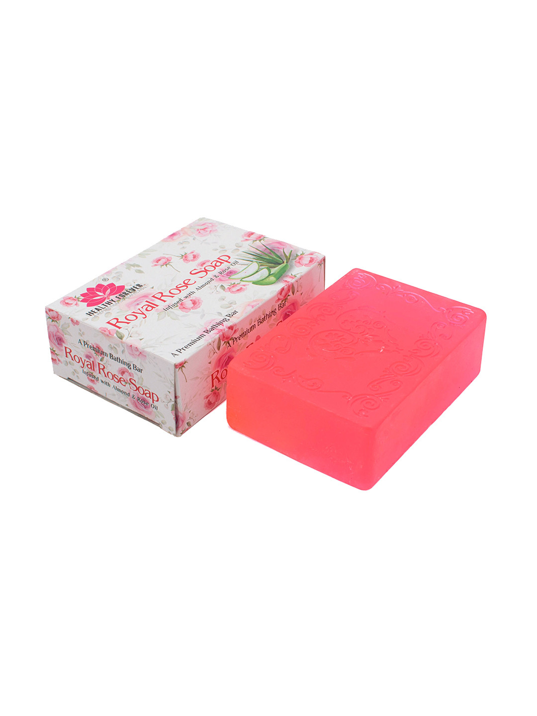 Buy HEALTHY FOREVER Royal Rose Infused Rose Oil Soap - Soap for Unisex ...
