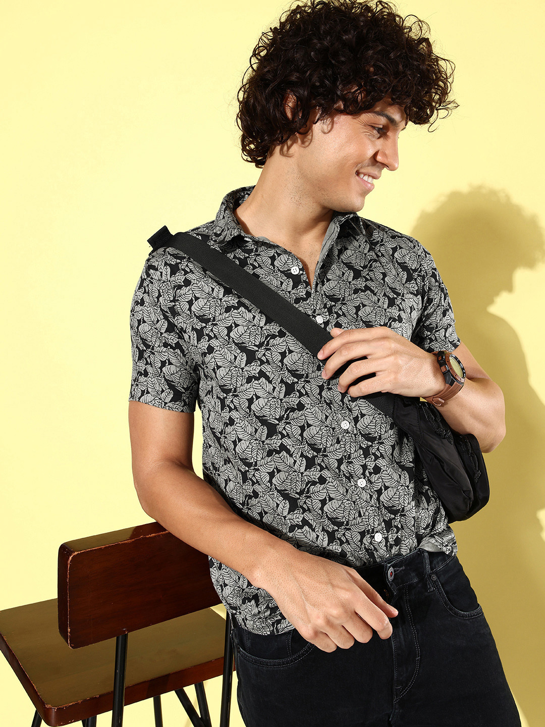 Buy CS LIFE Classic Floral Printed Casual Shirt - Shirts for Men ...