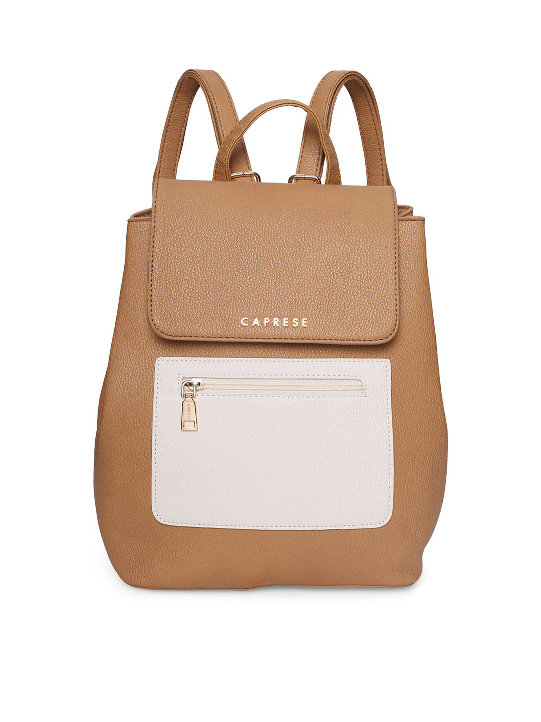 Buy Caprese Textured Medium Leather Backpack - Backpacks for Women ...