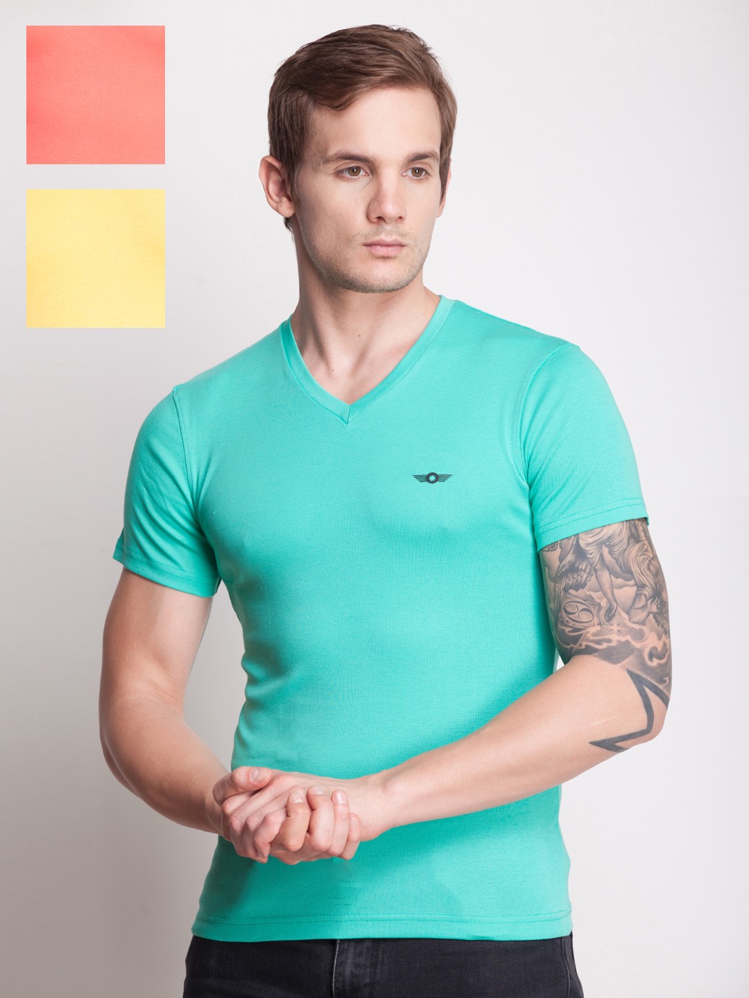 Buy Force Nxt Pack Of 3 T Shirts Tshirts For Men 2279186 Myntra
