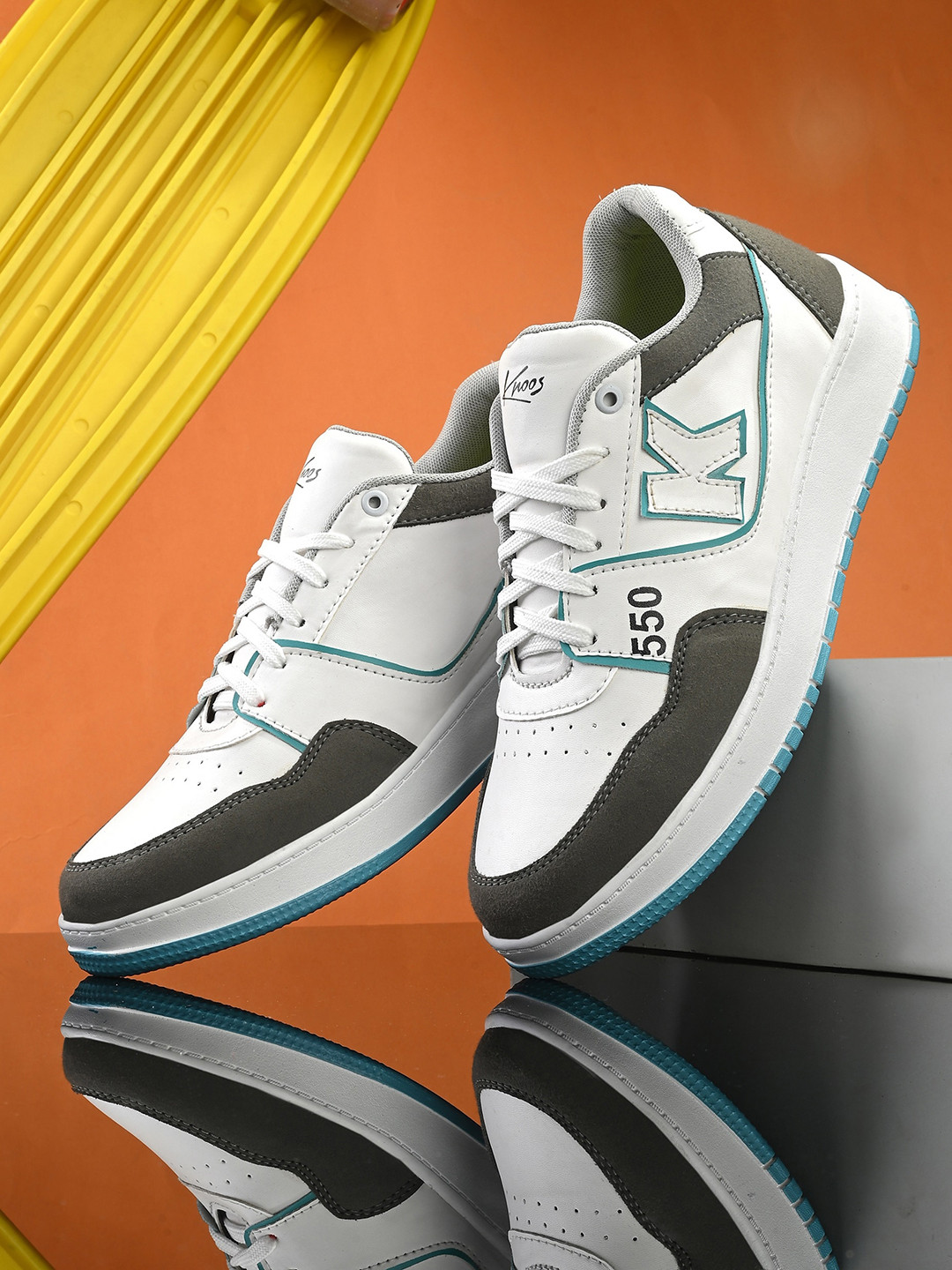 Buy Knoos Men Colourblocked Lightweight Sneakers - Casual Shoes for Men ...