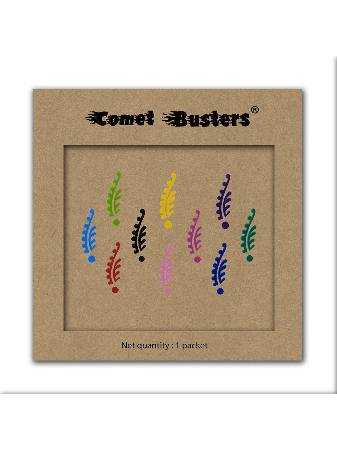 Buy Comet Busters 10 Pcs Leaves Designer Sticker Bindis - Bindi for ...
