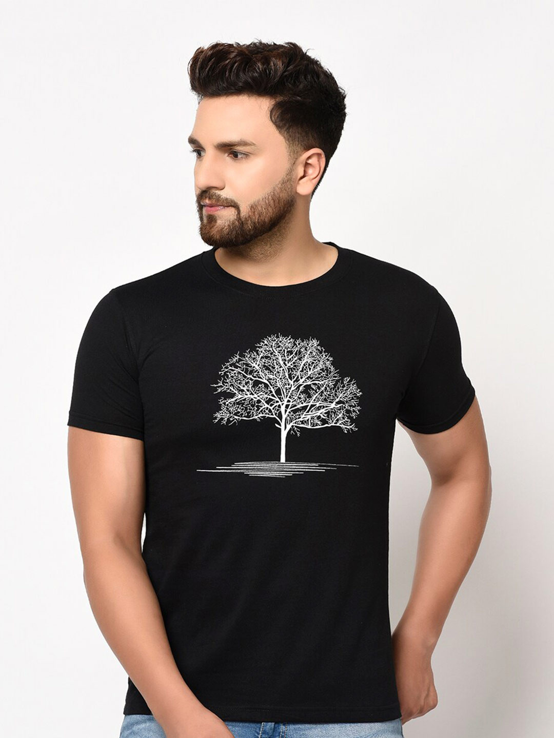 Buy SMARTEES Graphic Printed Cotton T Shirt - Tshirts for Men 22804204 ...